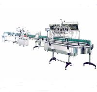 China Piston Pump Automatic Liquid Filling Machine PLC Controlled Touch Screen 1ph 220V for sale