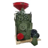 China Household Rice Mill With Diesel Engine Power And Rubber Roller Huller Function for sale