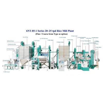 Cina Industrial 6LN-20/15SA-2 Automatic Paddy Rice Milling Machine per l'installazione completa in Uganda in vendita