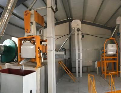 Cina Macchina di triturazione a rulli di mais da 24x8x9m 50TPD per i mulini di farina bianca di grano in India in vendita