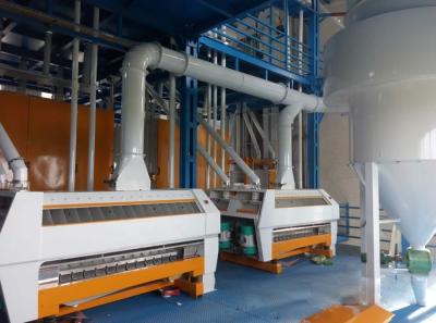 Cina 120 tonnellate per 24 ore macchina automatica per la macinazione del grano di mais e del pane in Bangladesh in vendita