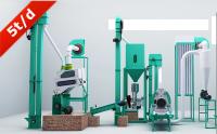 China 5T Complete Roller Maize Corn Starch Grinding Processing Flour Mill Machine in Uganda for sale