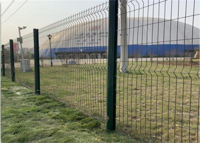 China Outdoor Decorative Metal 3mm Plastic Coated Wire Fencing 3d Bending Curved Panel for sale