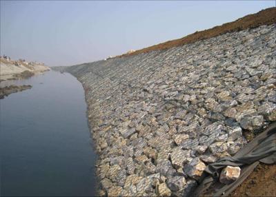 Cina 4x2x0.3 Hexagonal Hole Galfan Gabion Box Znal Coated Iron Wire Mesh Retaining Wall in vendita