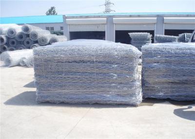 China Hot Dip 4.0mm Galvanized Gabion Box Hexagonal Woven Mesh Retaining Wall zu verkaufen