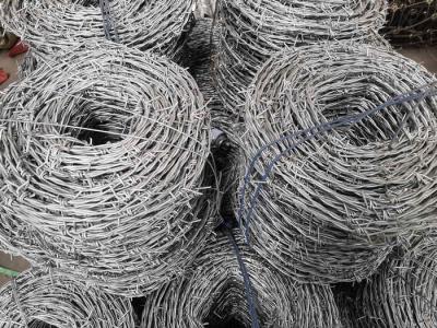 China HBGB 16x16 4 Points Galvanized Barbed Wire High Resistance for sale