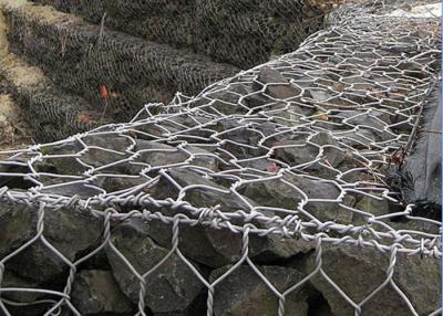 Cina il PVC di 2x1x0.5m 2x1x1m ha ricoperto il cavo Mesh Stone Cage Rust Resistance del gabbione in vendita