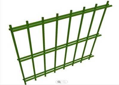 China 656 868 pvc Met een laag bedekte Draad Mesh Fence Powder Coated Te koop