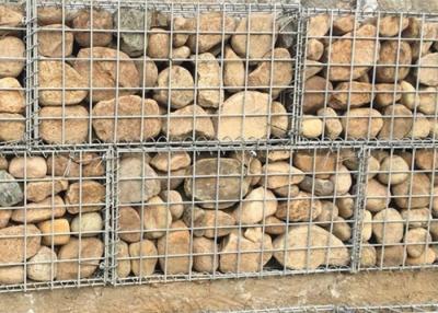 Cina Galfan ha ricoperto il muro di sostegno saldato dei contenitori di cavo 200x100x50 della maglia 4mm del gabbione in vendita