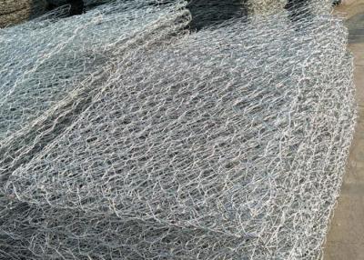 China 8 X 10cm Pvc Coated Hexagonal Wire Mesh Gabion Protecting Dam for sale