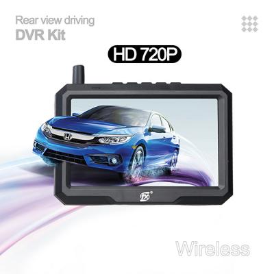 中国 5インチIPSのモニターの無線バックアップ カメラ300m黒い色サポート2チャネル 販売のため