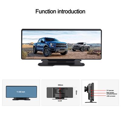 China 12 receptor alternativo do registrador AHD da câmera DVR da came do traço do tela táctil da polegada à venda