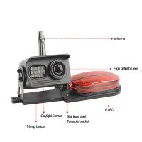 China Night Vision 33ft Mirror Dash Cam Backup Camera 12 Inch Touch Screen for sale