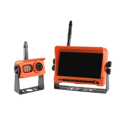 China Kit de câmera de backup sem fio 720P H.264 HD RV com monitor de 7 polegadas cor laranja à venda