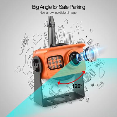 Cina 720P H.264 HD RV Kit telecamera di backup wireless con monitor da 7 pollici Colore arancione in vendita