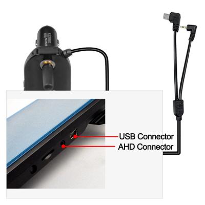 China Gravação dupla dianteira e traseira HD 1080P, Monitor de tela sensível ao toque, Câmera de backup sem fio para RV, caminhão à venda