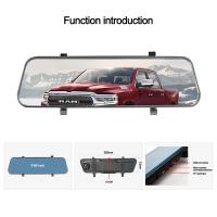 China 10 Inch RV Wireless Backup Camera Mirror Rearview Dashcam AHD Receiver for sale