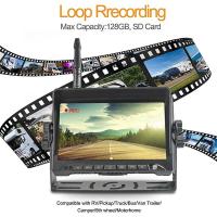 China Waterproof IP69K 1650 ft Wireless Rear View Camera DVR Recording for sale