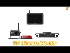 5 Inch Color Screen HD Wireless Monitor DVR Recording Night Vision For Car