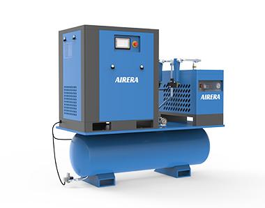China 7.5hp-50hp AGSD-C  Tank Mounted Air Compressor 220V-460V/50-60hz for sale