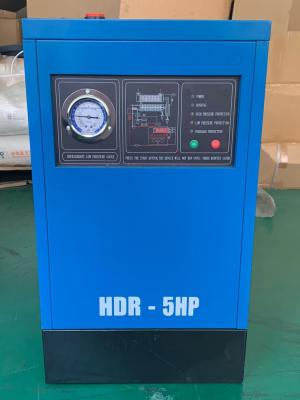 China 220V 1Ph 50Hz 5HP Refrigerated Air Dryer For Air Compressor for sale