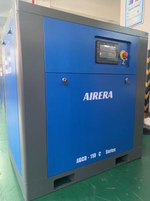 China 440V 15 Hp Air Compressor 11kW Screw Drive Air Compressor Blue for sale