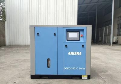 China 75KW Direct-driven Water Cooling Oil-free Rotary Screw Compressor for sale