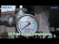 oil free screw air compressor water lub industrial air compressor 9500m3/h