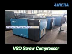 8-10bar air-cooled vsd oil-free screw air compressor industrial air compressor