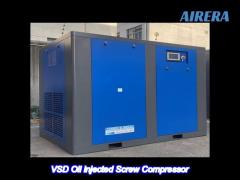 75kw variable speed screw compressor industrial screw type air compressor