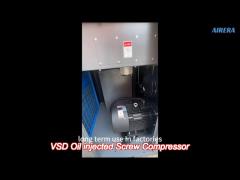 5.5kw vsd air-cooling oil inject screw compressor