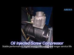 5.5kw 0.8-1.5mpa air-cooling oil inject screw compressor