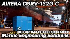 AIRERA DSRV-132G C 132kW Permanent Magnet Variable Speed Screw Air Compressor Industrial Energy Savi