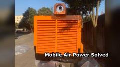 Portable Diesel Screw Air Compressor Mobile Power