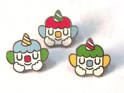 China Cartoon Imitation Hard Enamel Lapel Pins , Cute Lapel Pins Customized for sale