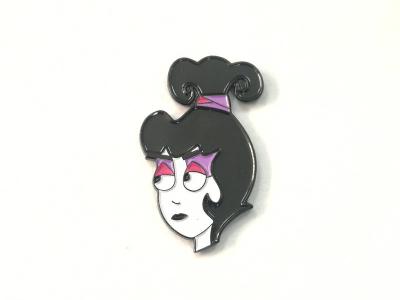 China Iron Cartoon Soft Enamel Lapel Pins Custom Dye Black For Promotional Gifts for sale