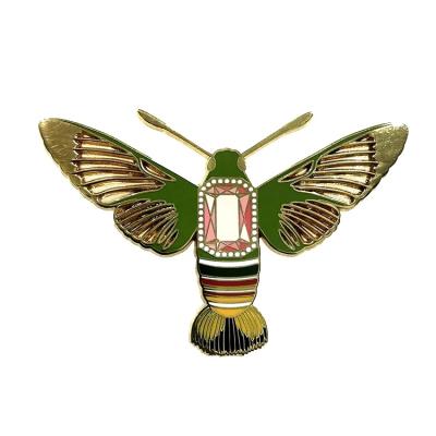 China Promotion Gift Nickel Plating Custom Hard Enamel Pins Hollowed Out Design for sale