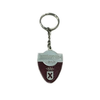 China Fashion Metal Trolley Coin Keyring With Different Styles , Custom Shield Shape for sale