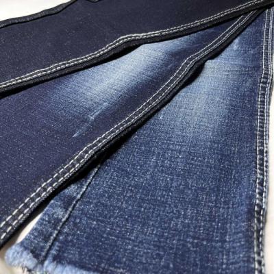 Cina Materiale blu del tessuto di tessuto della saia del denim del ringrosso Oz 10,8 in vendita