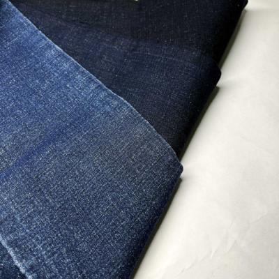 Cina Materiale blu del tessuto di tessuto della saia del denim del ringrosso Oz 10,8 in vendita