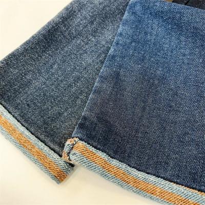 China 13,5 Oz van het Katoenen het Polyester Gemengde Streepontwerp Comfortabele Denim Te koop