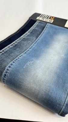 Cina elastam del poliestere del cotone del tessuto del denim del cotone del nero di allungamento di 9oz 162cm in vendita