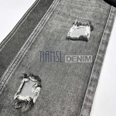 Cina 170CM 340gsm ha lavato il tessuto 100% del denim del cotone per le gonne e le borse dei rivestimenti dei pantaloni in vendita