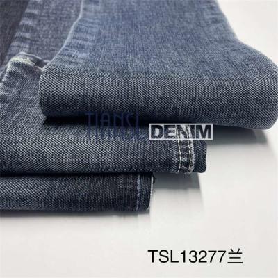 China Zwaargewicht Gray Slub Denim Fabric 14 Oz voor Broek Te koop