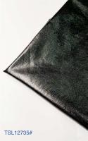China Waterproof Plain Polyurethane Black PU Fabric For Jeans Packaging for sale