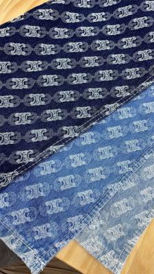 Cina tessuto modellato blu del denim di allungamento del cotone 12oz per i jeans 71inch dei pantaloni in vendita