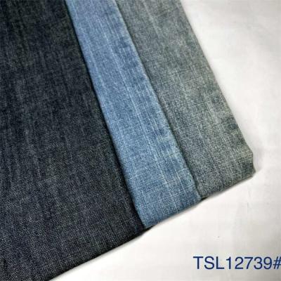 China Het dikke 100%-Katoen met de Dwarsstof van het Lontdenim voor Jeans 21s kamde Garen Te koop
