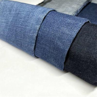 Cina Tessuto scuro resistente del denim del ringrosso dell'indaco degli alti strizzacervelli elastici per i jeans 7,3 Oz in vendita