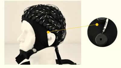 China Diagnose Epilepsy‎ EEG Sensor Cap , EEG Headcap For Routine EEG Recording for sale