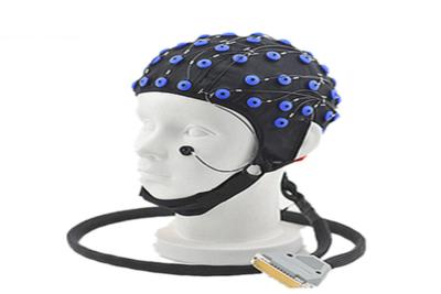 China Silver / Silver Chloride Electrode EEG Cap Measuring Sensor 64 channel for sale